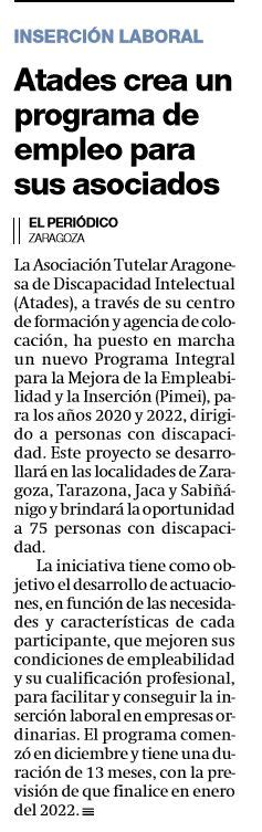 Reporte de comunicación de ATADES del 27 01 2021