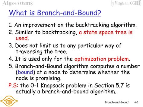 ppt chapter 6 branch and bound powerpoint presentation free download id 6704155