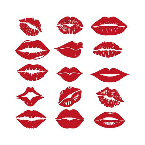 Lips SVG Lipstick Svg Kiss Svg Lips Valentines Day SVG Kissy Lips
