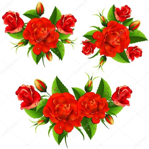 Rosas Rojas Vector De Stock Analia26 25166767