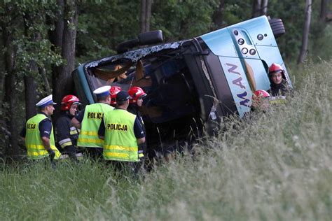 Wypadek Autokaru Pod Cz Stochow Ranne Dzieci