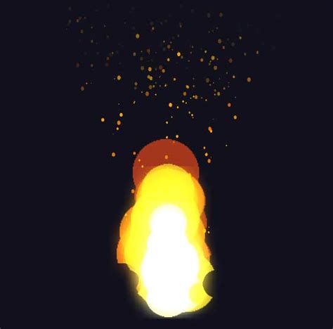 html5 canvas打造炫酷火焰动画特效实例 墨鱼部落格