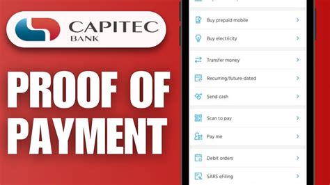 How To Get Proof Of Payment On Capitec App Quick Method YouTube