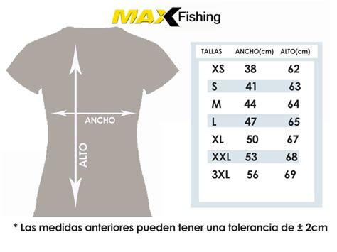 Tablas De Medidas Camisetasdepesca Es