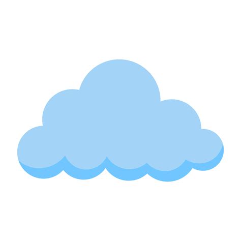 Icono De Nube Azul 19080630 PNG