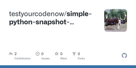 Github Testyourcodenow Simple Python Snapshot Camera Using Opencv
