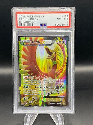 PSA 8 Ho Oh EX 121 122 Holo Breakpoint Pokemon Card EBay