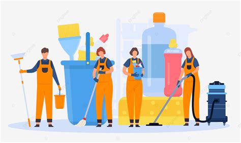 Professional Cleaning Service Vector Art Png Professional Cleaning