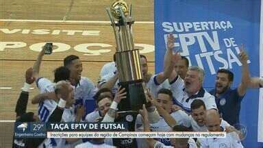 Assistir EPTV Esporte Campinas e região Taça EPTV de Futsal Campinas