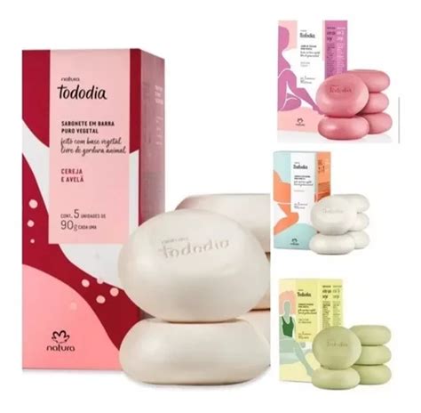 Kit 4 Caixas De Sabonetes Natura Tododia 5 Unidades Parcelamento Sem