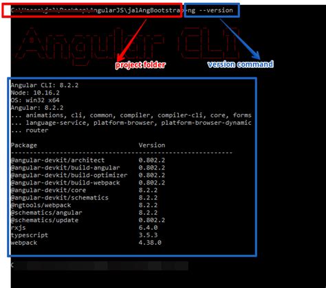 Verificando la versión de angular cli que está instalada
