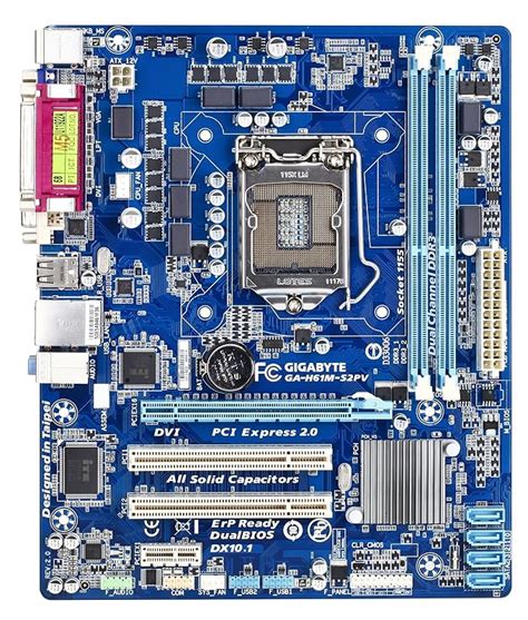 Gigabyte GA H61 M S2PV Intel H61 Socket H2 LGA 1155 Micro ATX