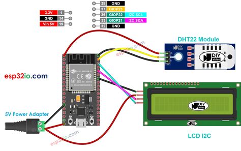 Wiring DHT11 DHT22 With OLED Screen On ESP8266 12E 45 OFF