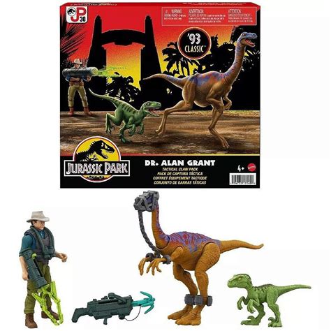 ALAN GRANT E CONJUNTO DE GARRA TÁTICA GALLIMIMUS 93 CLASSIC MATTEL