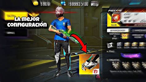 LA MEJOR CONFIGURACION COMPLETA Para FREE FIRE SENSIBILIDAD