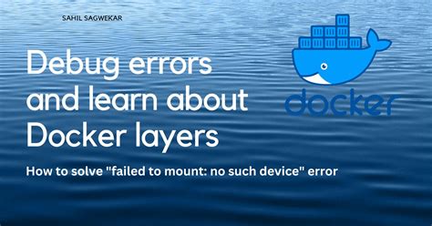 how to solve failed to mount no such device error