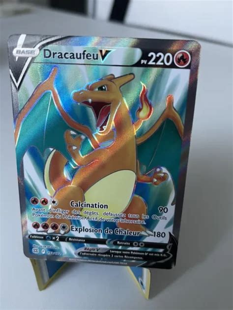 CARTE POKEMON DRACAUFEU V Full Art 153 172 EB9 Stars Etincelantes EUR