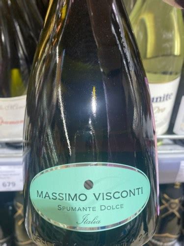 Massimo Visconti Spumante Dolce Vivino US