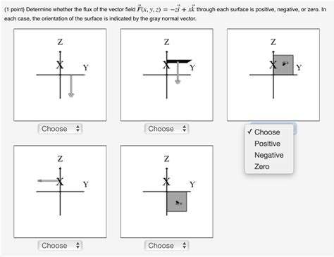 solved 1 point determine whether the flux of the vector