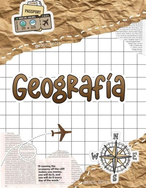 Portadas De Geograf A Dise Os F Ciles Ideas Bonitas Y Dibujos