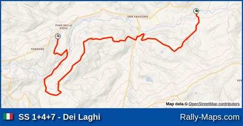 SS 1 4 7 Dei Laghi Stage Map Rally Adriatico 2024 CIRT Rally