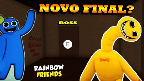Encontrei O Monstro Amarelo No Novo Final Do Rainbow Friends