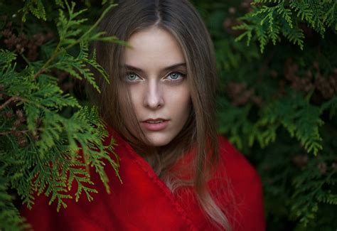 Face Women Model Portrait Depth Of Field Long Hair