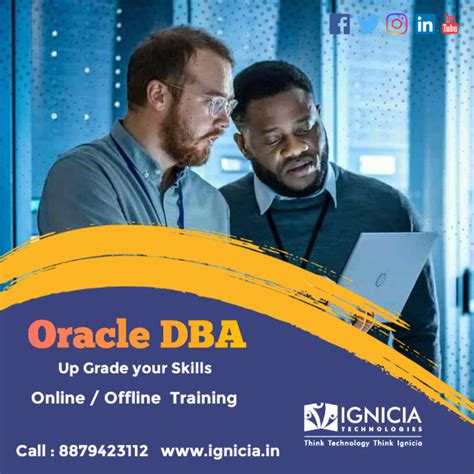 Ignicia Technologies ORACLE DBA Up Grade Your Skills Online Offline