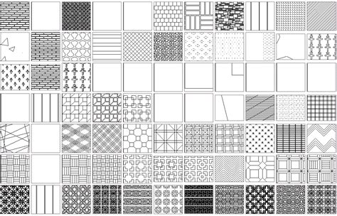 Standard Autocad Hatch Patterns