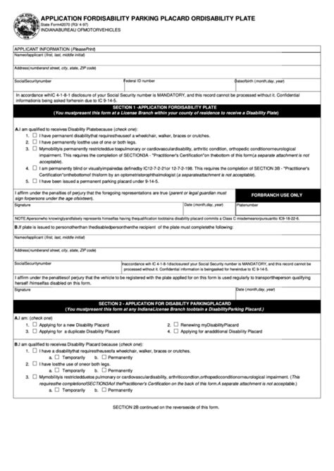 Ohio Disability Placard Card Printable Form Printable Forms Free Online