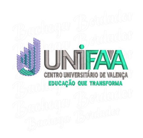 Matriz Bordado Unifaa Centro Universitário de Valença Elo7