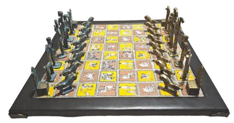MAGNIFIQUE JEUX D echecs chess set grec style Frédéric Weinberg