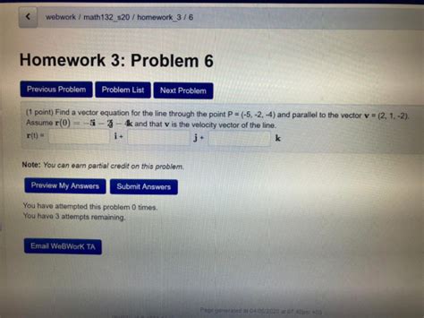 webwork math 132 s20 homework 3 6 homework 3 problem 6 previous problem problem list next