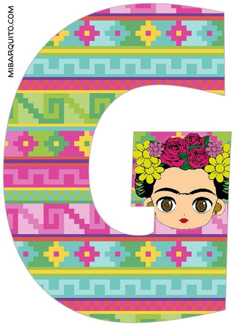 Gratis Abecedario De Frida Kahlo Mi Barquito