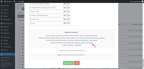 C Mo Eliminar Una Columna De Forma Permanente Wp Sheet Editor En Espa Ol