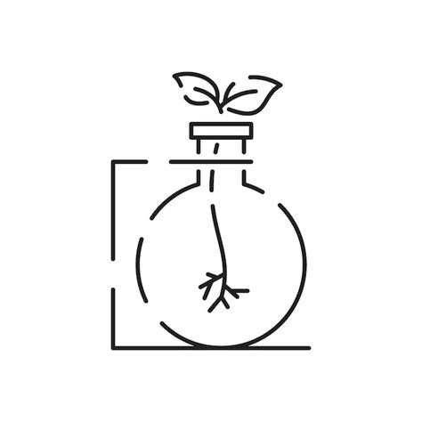 Premium Vector Genetic Engineering Vector Line Icon Genetics Lab