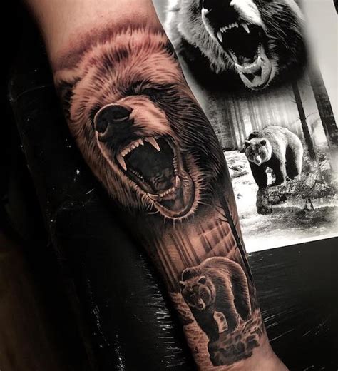 Discover More Than Forearm Bear Tattoos Best In Cdgdbentre