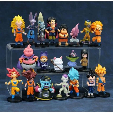 Boneco Dragon Ball Z E Sonic Miniatura Super Goku Vegeta GT Action