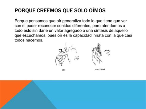 Diferencia Entre Oir Y Escuchar PPT