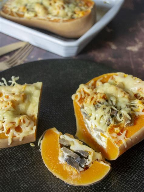 Recette Butternut R Tie Et Farcie Au Fromage De Ch Vre