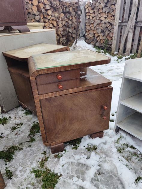 Stare Zabytkowe Szafki Nocne Karolewko OLX Pl