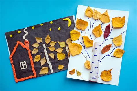 Actividades Collage Con Hojas Secas Para Niños 25 Manualidades De