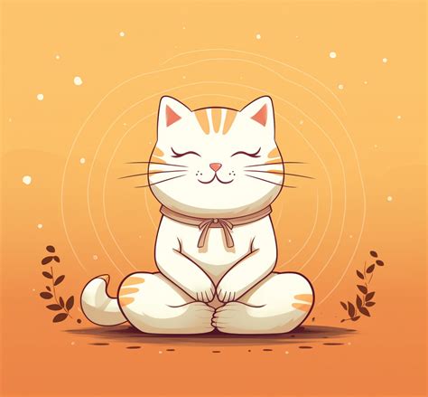 Cartoon Yoga Cat Free Stock Photo Public Domain Pictures