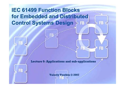 iec 61499 function blocks for embedded and distributed control