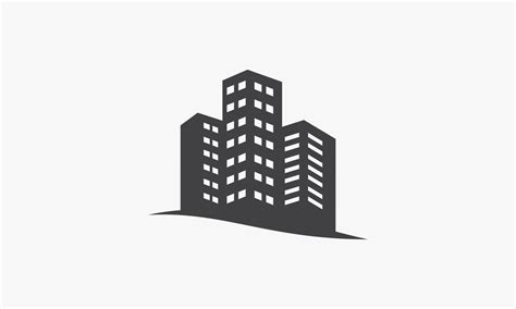 Ilustraci N De Vector De Edificio De Torre Aislado Sobre Fondo Blanco
