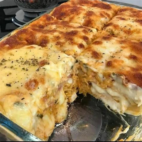 LASANHA DE FRANGO AO MOLHO BRANCO DA ANA DELICIOSA SIMPLES FÁCIL E