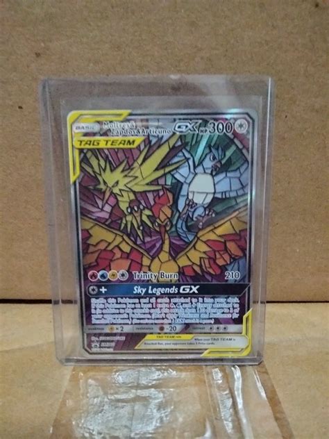 Pokémon TCG Hidden Fates ETB Moltres Zapdos Articuno GX Tag Team