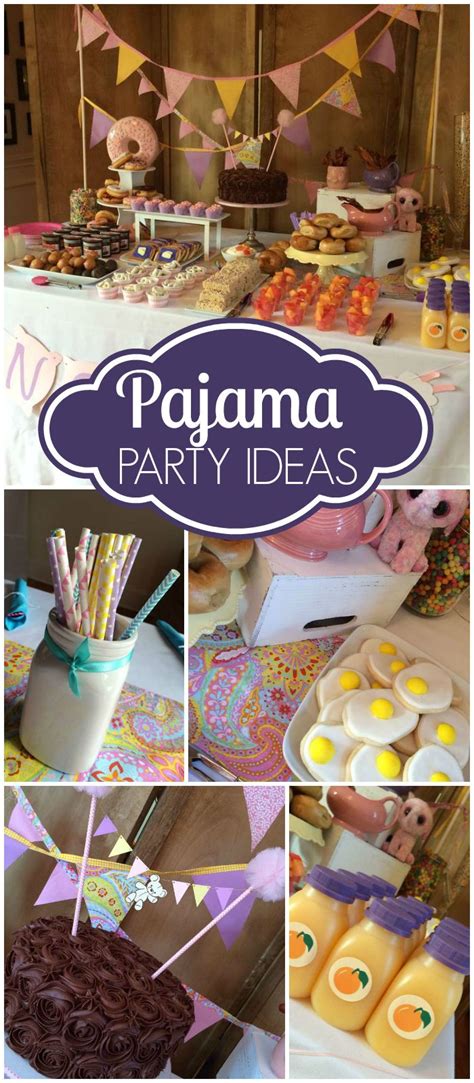 Pajama Party Birthday Pretty PJ Party Catch My Party Pajama