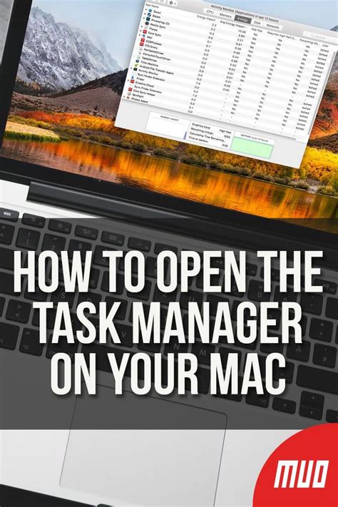 How To Open Task Manager On Mac