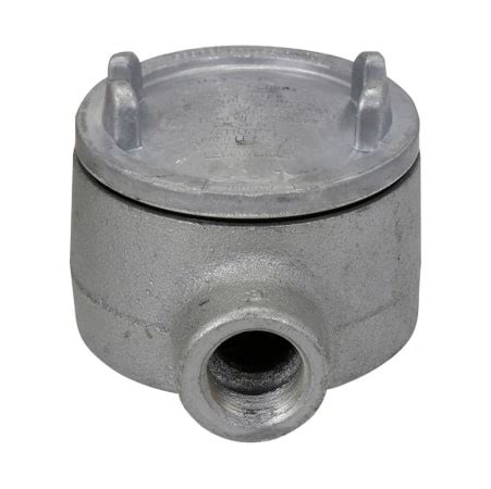 Caja registro redonda para áreas peligrosas serie GUA de aluminio libre
